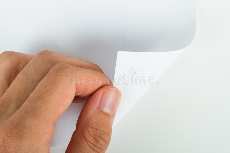 Hand turning page stock image. Image of document, information - 31216889
