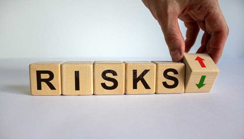 Hand is Turning a Cube and Changes the Direction of an Arrow ...