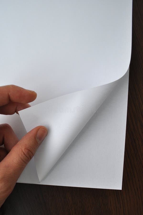 Hand turning page stock image. Image of human, bend, discovery - 43766153