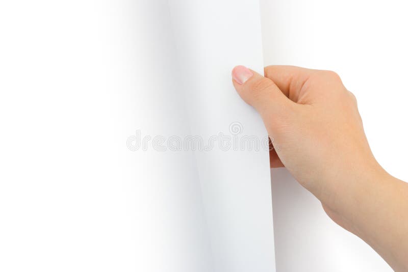 Blank Page Turning stock photo. Image of advertising, custom - 7126498