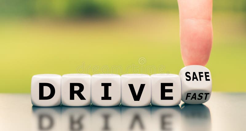 Hand Turns a Dice and Changes the Expression `drive Fast` To `drive ...