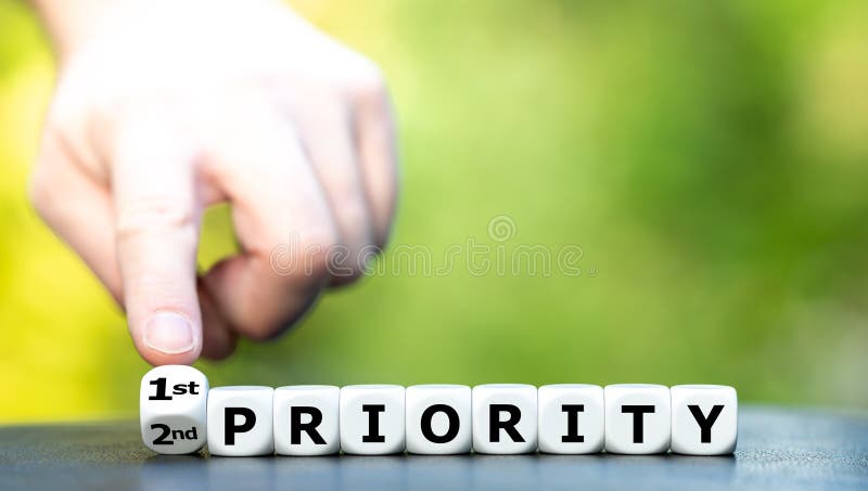 Hand Turns Dice and Changes the Expression `2nd Priority` To `1st ...