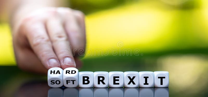 Hand Turns Dice and Changes the Expression `soft Brexit` To `hard ...