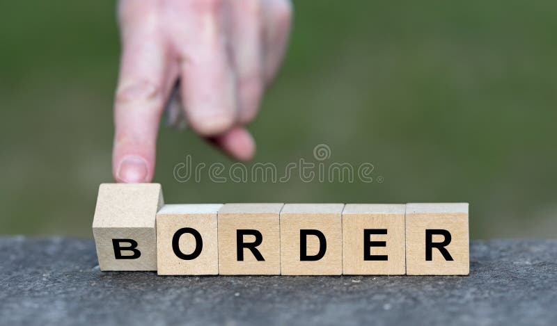 Symbol for Strict Border Control. Stock Image - Image of control ...