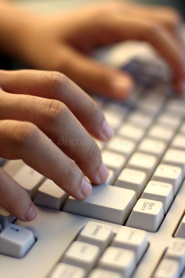 Hand typing stock photo. Image of concept, computer, device - 40855828