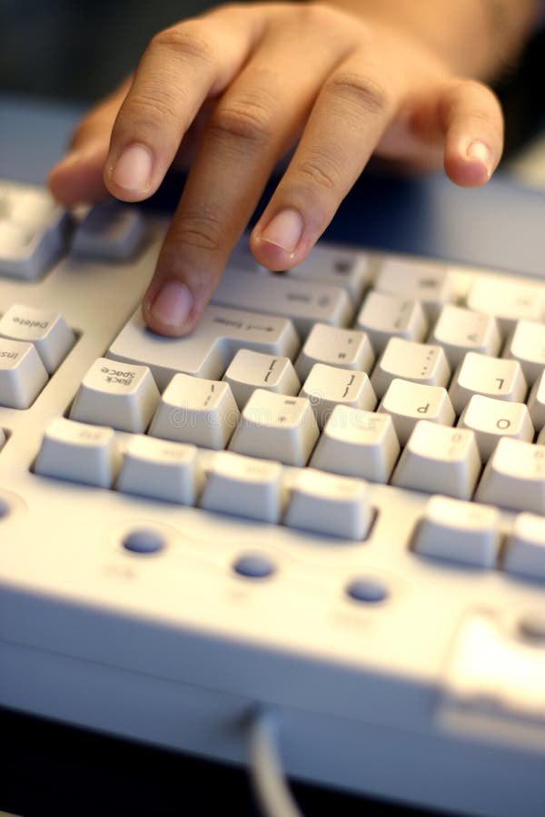 Hand typing stock photo. Image of typing, trading, commercial - 40855848
