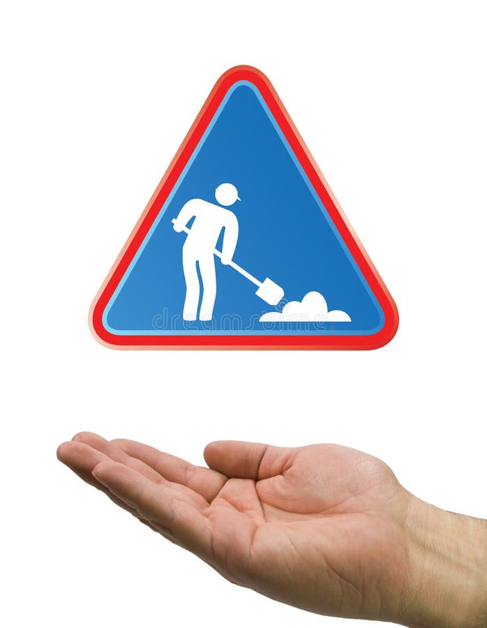 Under construction gear stock vector. Illustration of architecture ...