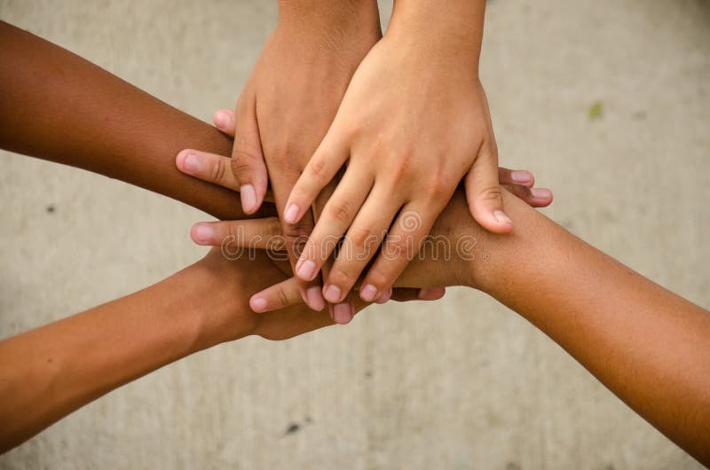 Unity stock photo. Image of colores, people, hands, help - 17669214