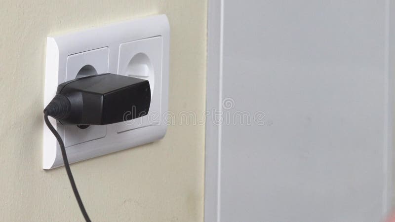 Hand Unplug Burnt Power Strip Melted Plastic for Electrocution Danger ...