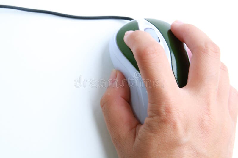 Hand use computer mouse stock image. Image of equipment - 45320417