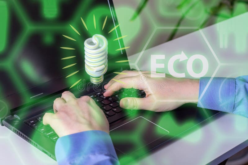 Computer ecology stock image. Image of gases, environment - 13877527