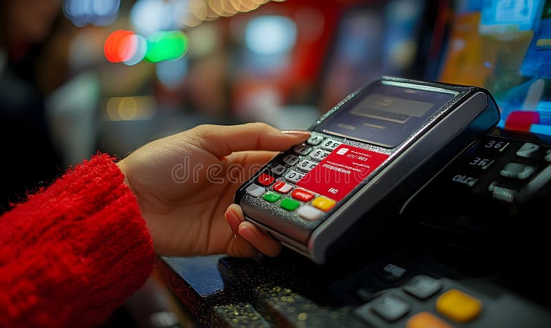 Contactless Payment stock illustration. Illustration of clothing ...