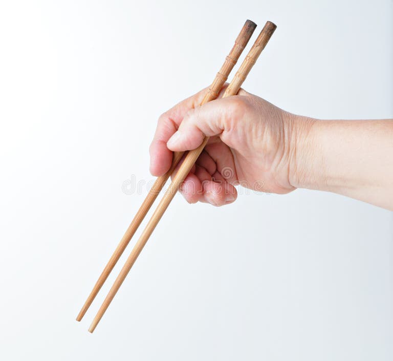 Hand using chopsticks stock image. Image of skill, nails - 23483995