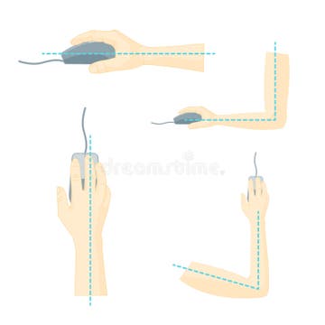 Hand Position Computer Mouse Stock Illustrations – 333 Hand Position ...