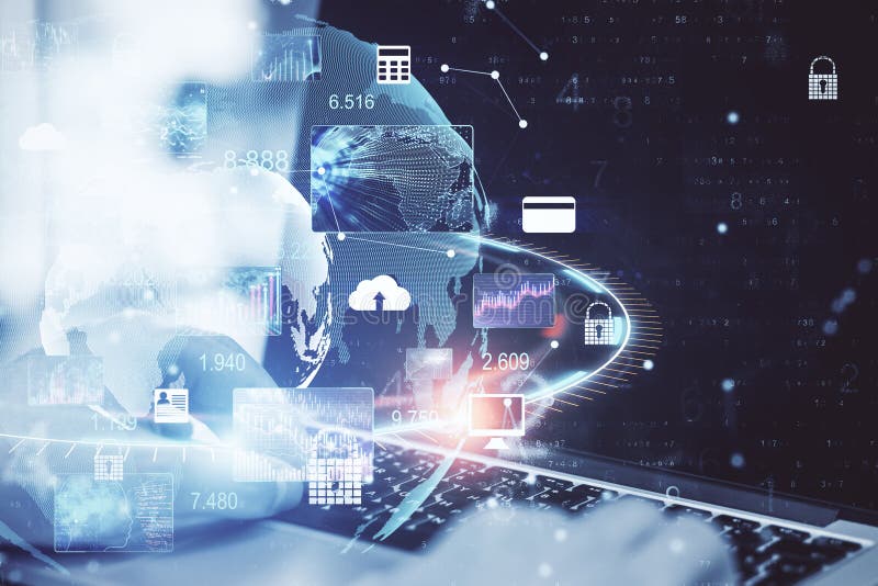 Cloud Interface Loading Screen Stock Vector - Illustration of ...