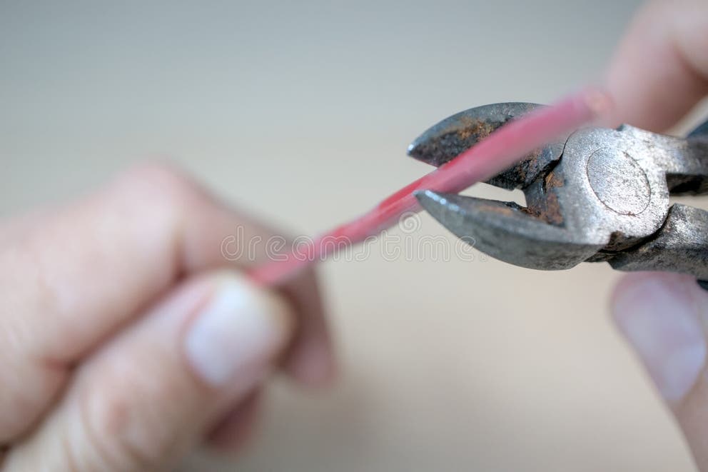 Wire Snip: Precision Cut stock image. Image of tool - 373435481