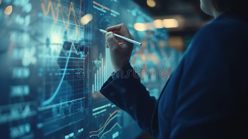 The Digital Data Analysis.AI Generated Image Stock Image - Image of analytics, design: 382993191