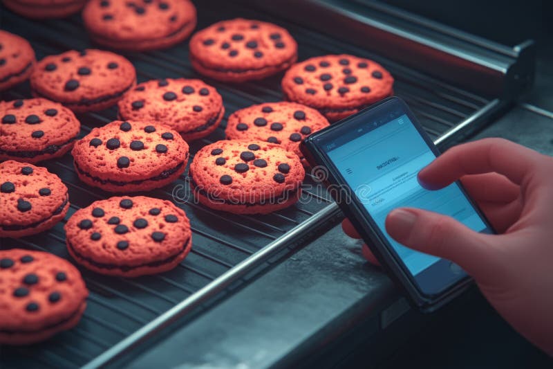 Hand Using Smartphone To Accept or Reject Internet Cookies Policy ...