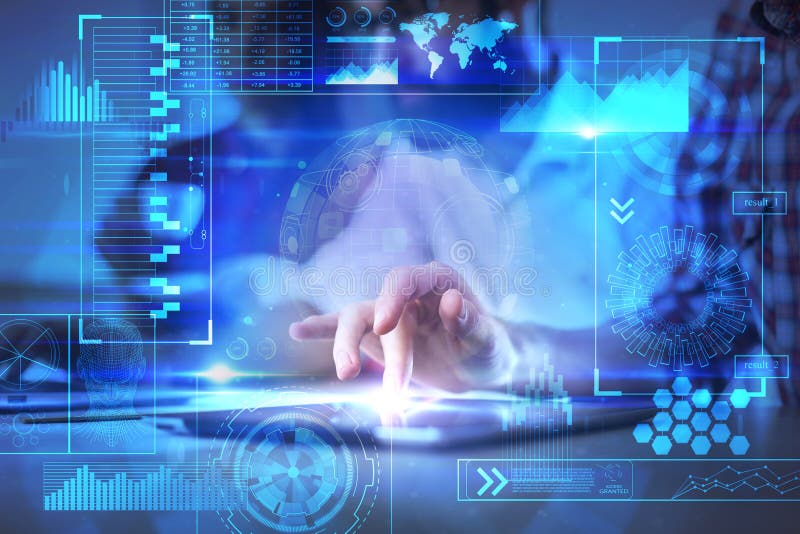 Technology and Analytics Concept Stock Photo - Image of business ...