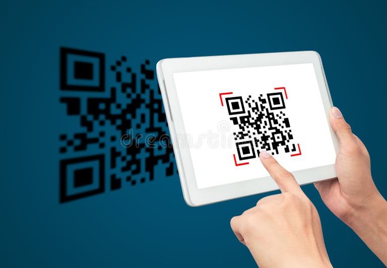366 Qr Code Blue Background Stock Photos - Free & Royalty-Free Stock ...