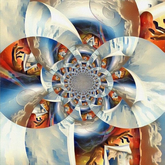 Hand van god stock illustratie. Illustration of illustratie - 96496803