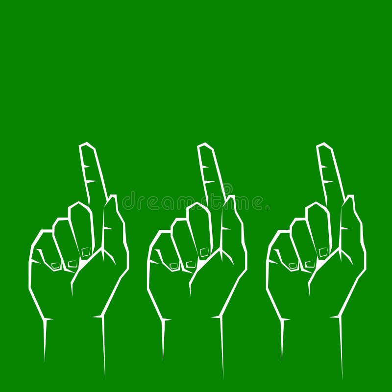 Hand Vector Human Illustration Finger Symbol Icon Concept Design Stock ...