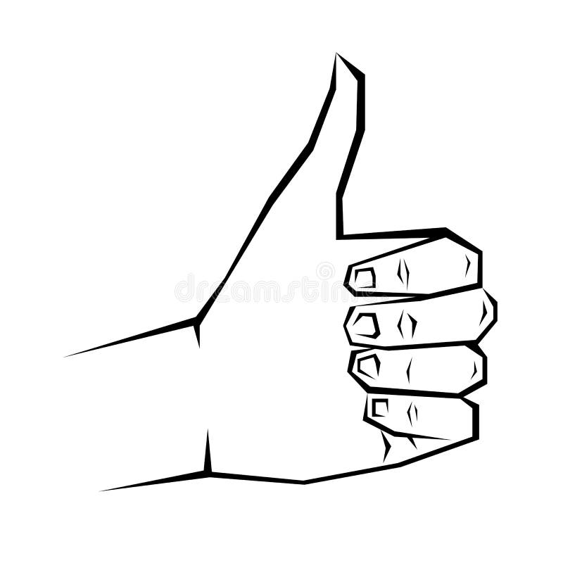 Hand Vector Human Illustration Finger Symbol Icon Concept Design Stock ...