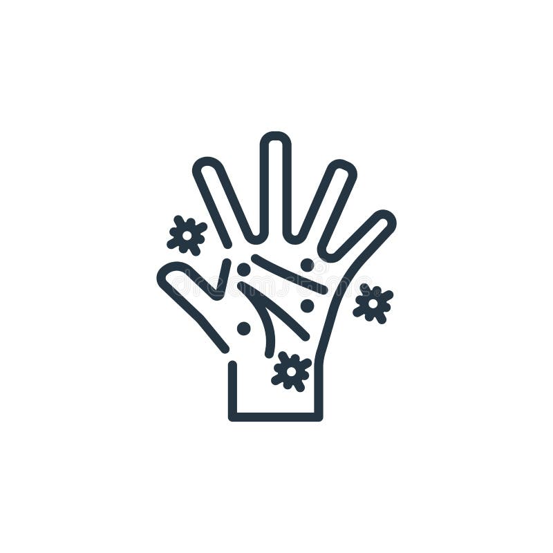 Hand Vector Icon. Hand Editable Stroke. Hand Linear Symbol for Use on ...