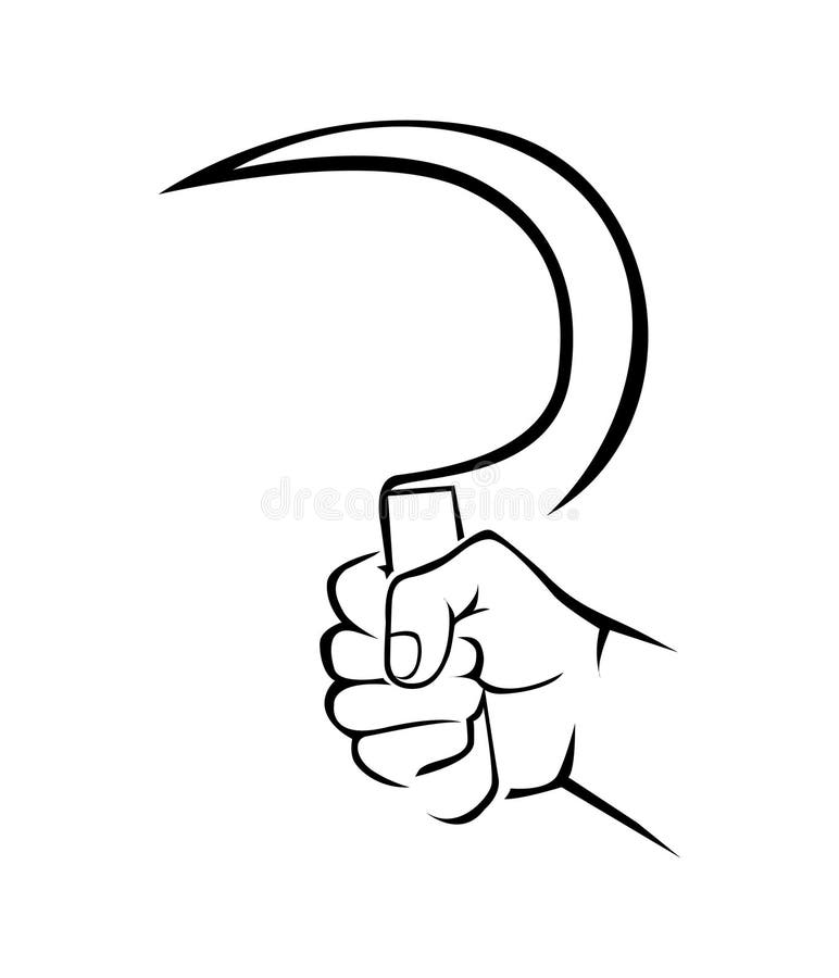 Hand Vector Line Art Illustration Symbol Perfect Stock Vector ...
