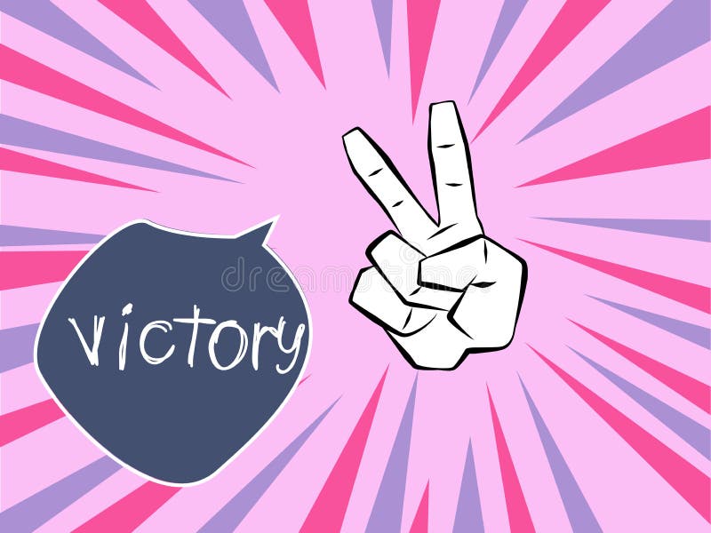 Victory Symbol Stock Illustrations – 291,694 Victory Symbol Stock ...
