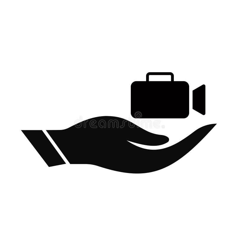 Hand Video Camera Logo Design. Video Camera Logo with Hand Concept ...