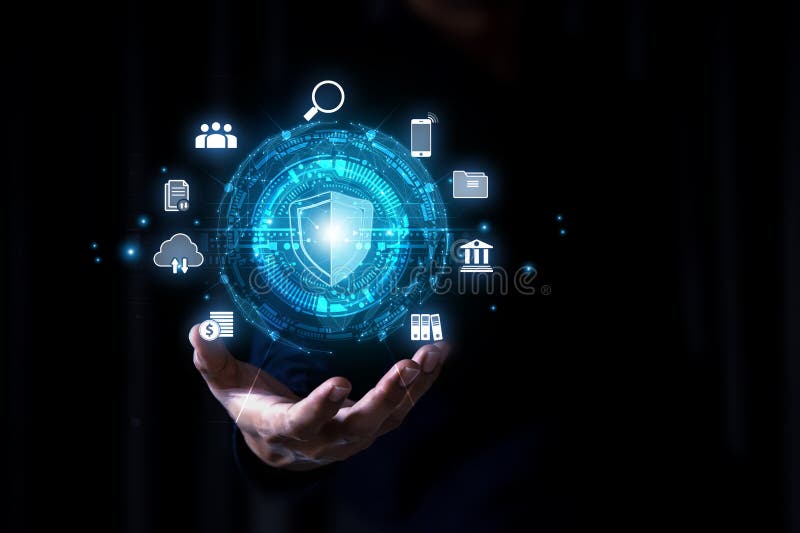 Hand and Visual Screen with Key Security Access Protection for Personal ...