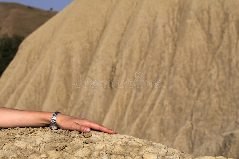 Hand on volcano stock photo. Image of elegant, accessories - 10786750