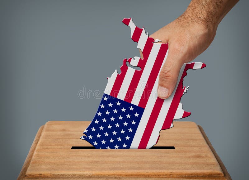 Hand voting. stock photo. Image of american, campaign - 92556108