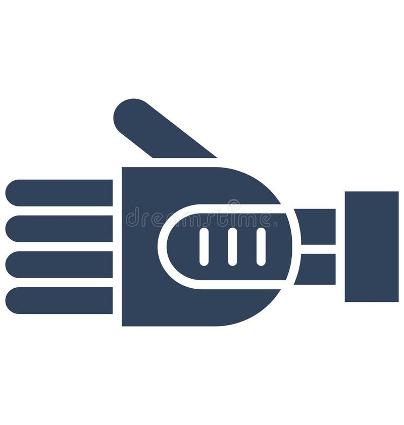 Hand in Vr Isolated Vector Icon Which Can Easily Modify or Edit Stock ...