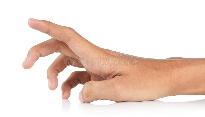 Grabbing hand stock image. Image of collect, white, isolated - 8680417