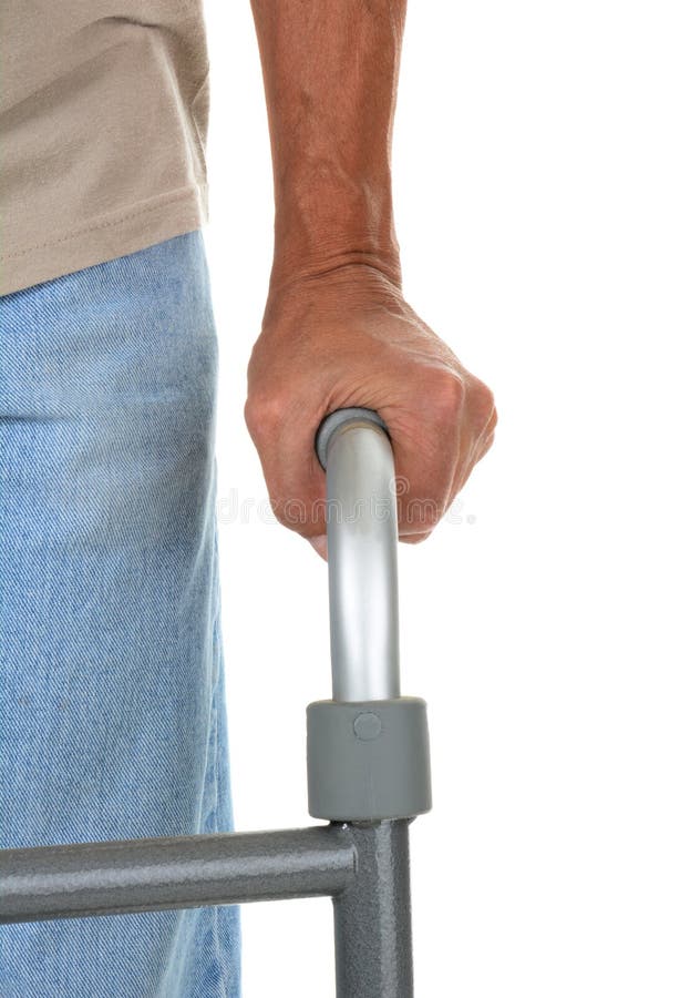 Hand on a Walker stock image. Image of closeup, mobility - 42035131