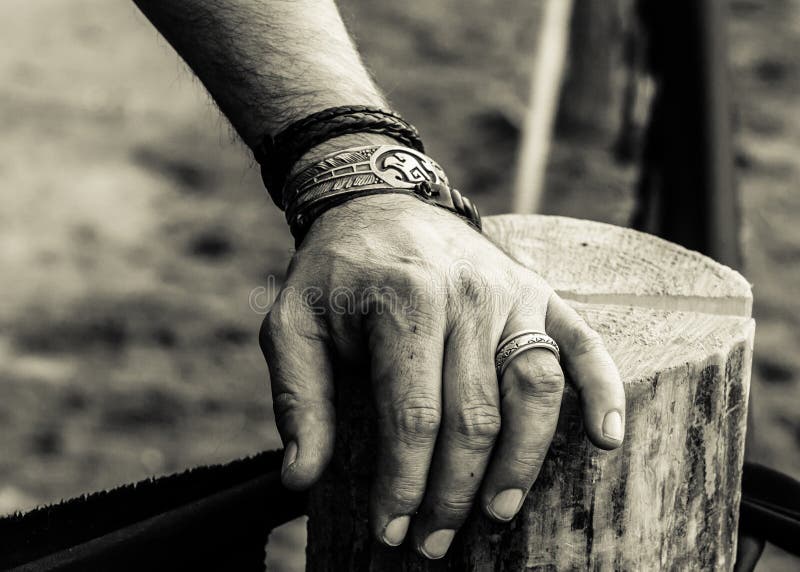 The hand of a warrior stock image. Image of medieval - 37417505