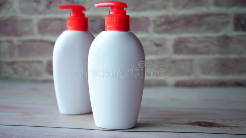 Hand Wash Liquid in a Container on Table Stock Video - Video of yellow ...