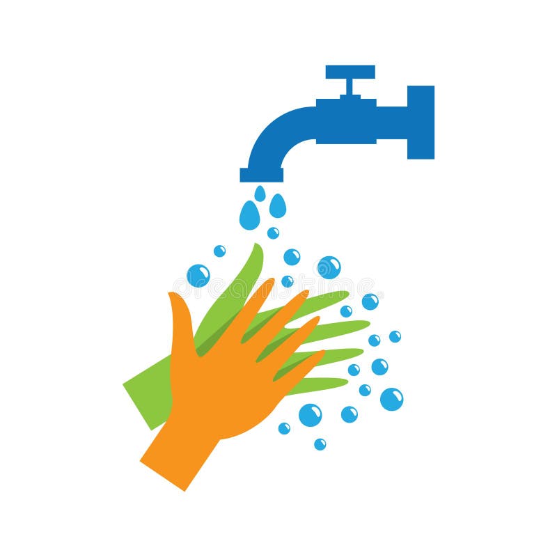 Hand wash logo template stock vector. Illustration of prevention ...