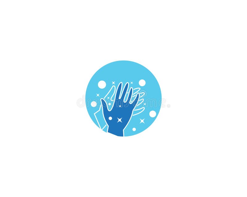Hand Wash Logo Template Vector Illustration Stock Illustration ...