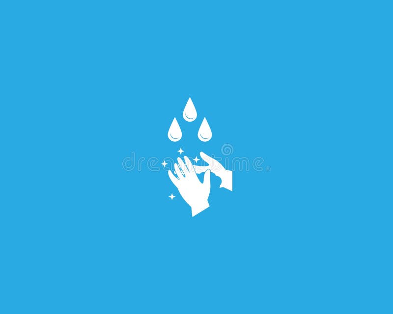 Hand Wash Logo Template Vector Illustration Stock Illustration ...