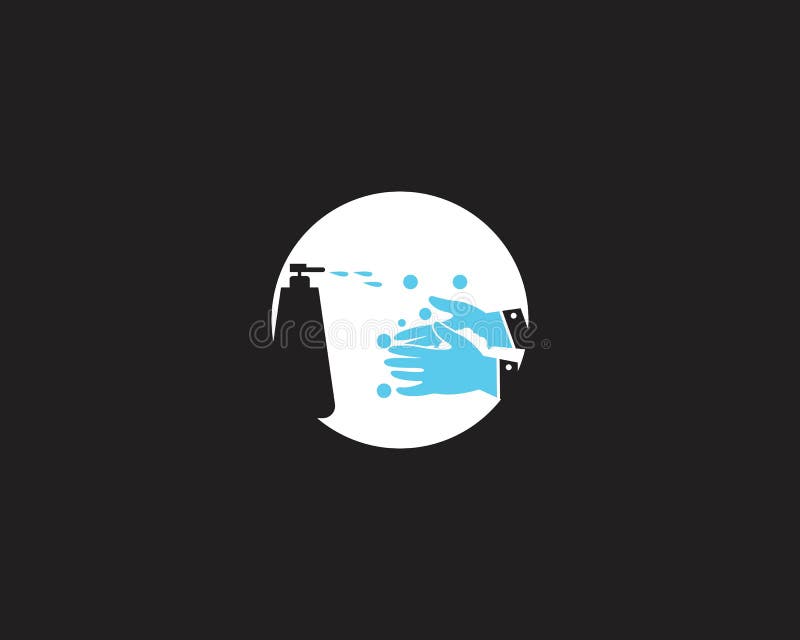 Hand Wash Logo Template Vector Illustration Stock Illustration ...