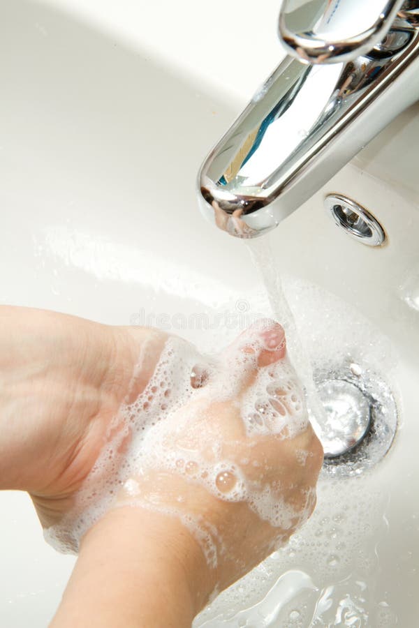 Hand Washing stock photo. Image of drops, fresh, disinfectant - 17724984