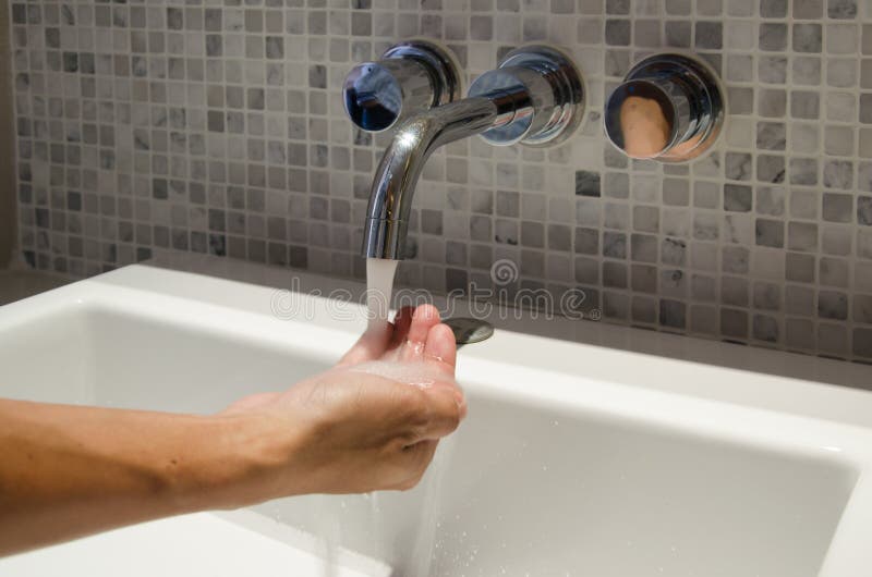Hand washing stock photo. Image of white, clean, cleanliness - 56302724