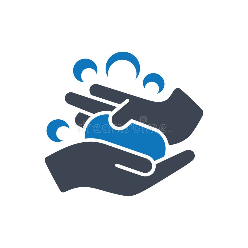 Hand Washing Hygiene Icon stock illustration. Illustration of ...