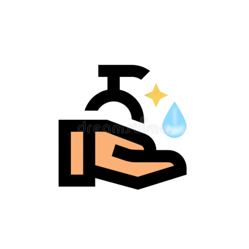 Hand washing icon design stock illustration. Illustration of poster ...