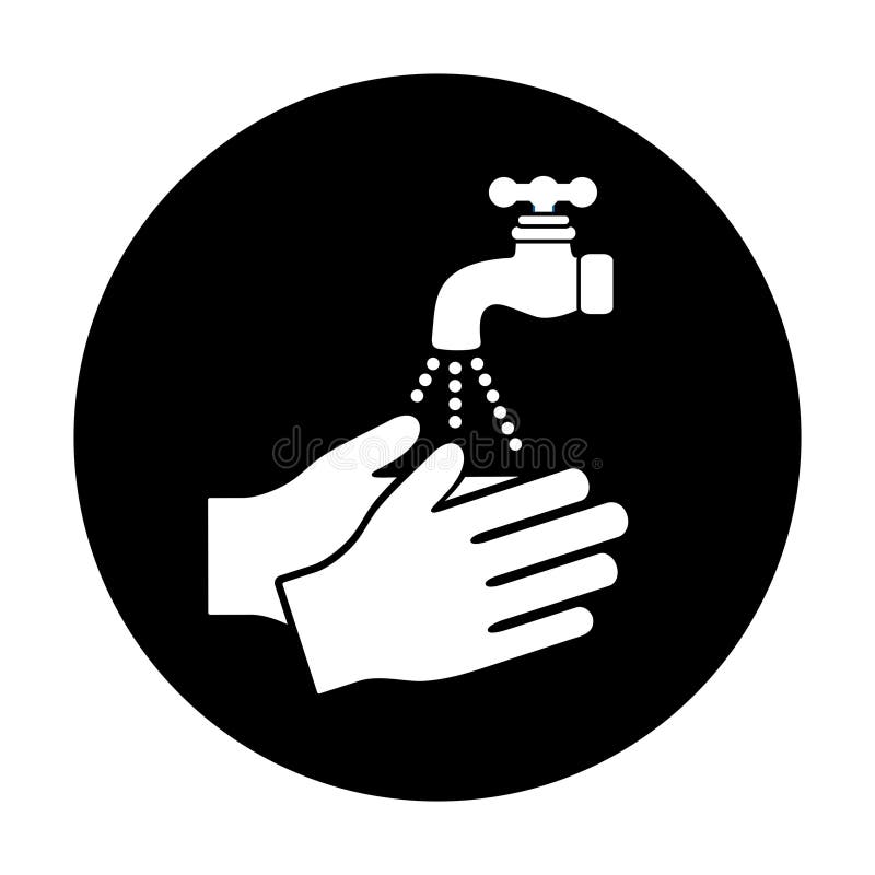 Hand washing icon stock vector. Illustration of safety - 303693676