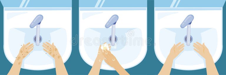 Washing Hands Sink Stock Illustrations – 3,559 Washing Hands Sink Stock ...