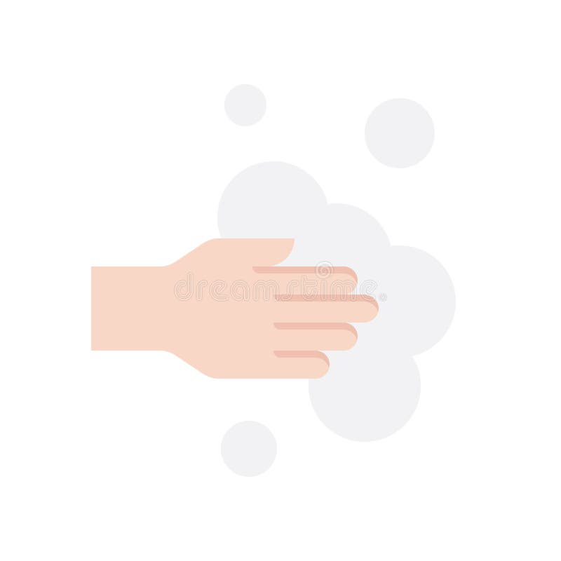 Hand Washing Vector Illustration, Hygiene Flat Style Icon Stock Vector ...